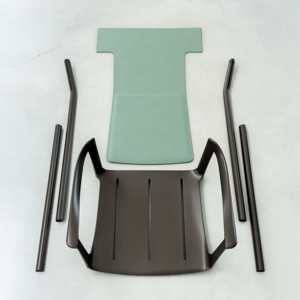 Venice Arm Chair by Magis – Elegant Aluminum & Leather Design ...