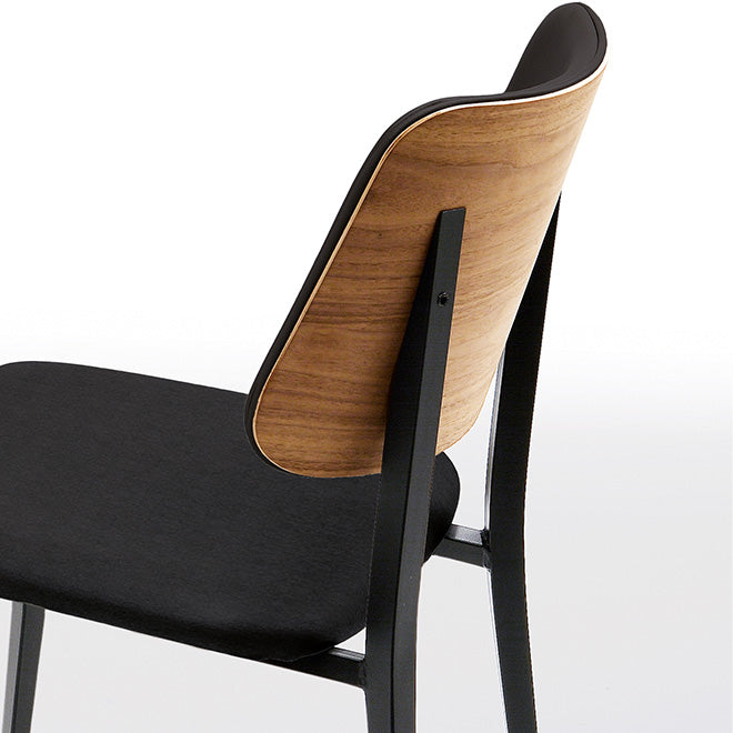 Midj Joe H65 Stool | Metal Walnut Bar Stools – modernpalette