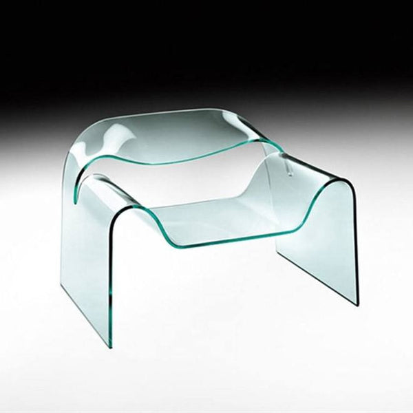 Ghost Lounge Chair by Cini Boeri | FIAM Italia Iconic Glass Armchair